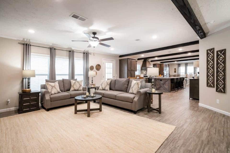 3 Bedroom Floor Plan: MD-54 "The Harrison" - Hawks Homes